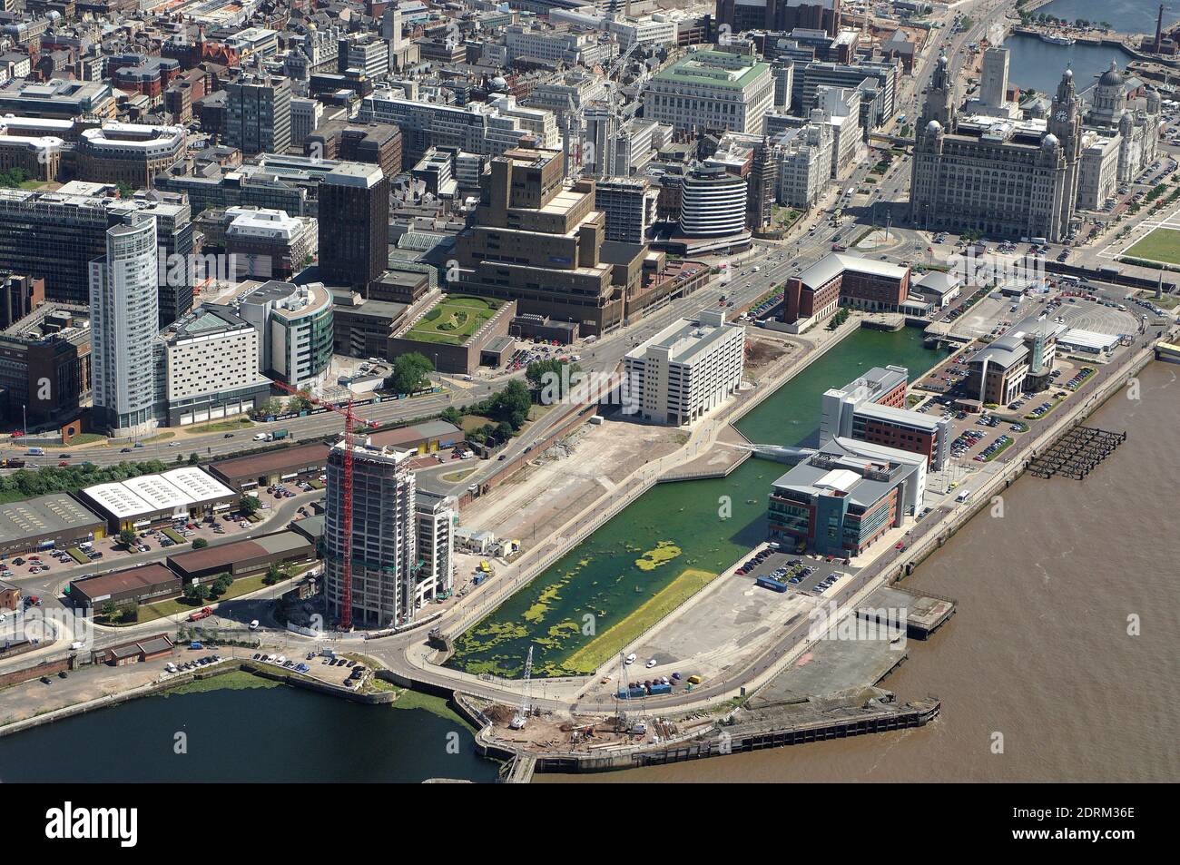 Aerial photography Liverpool Stock Photo - Alamy