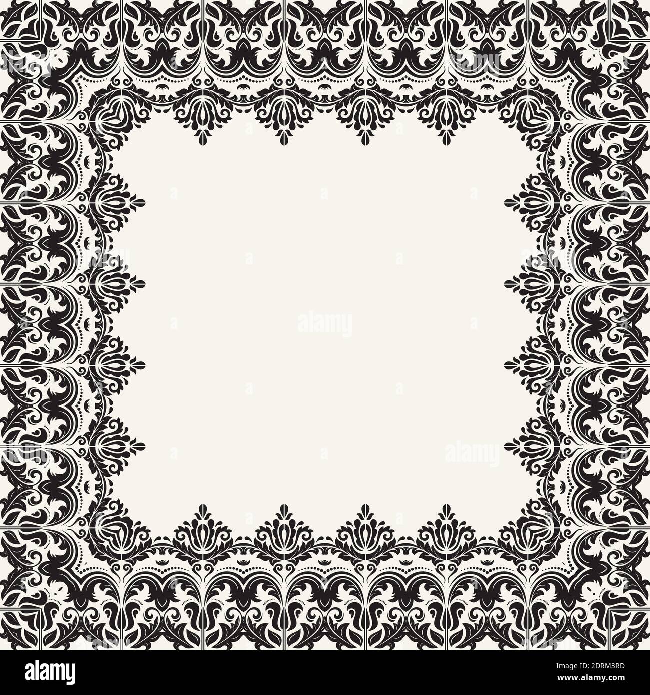 Floral Fine Frame Stock Photo - Alamy