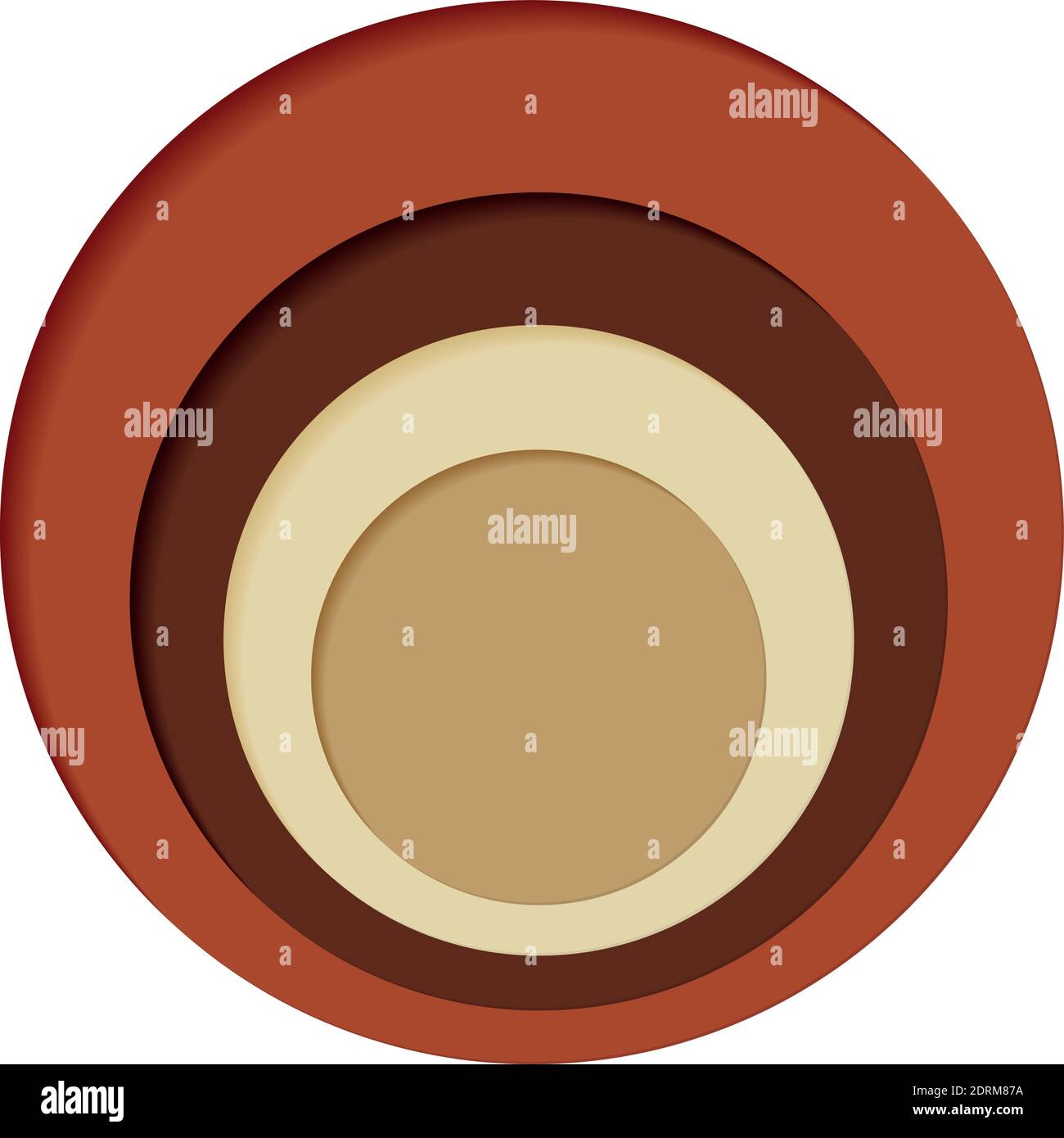 Round palette of four colors on a white background - Vector ...