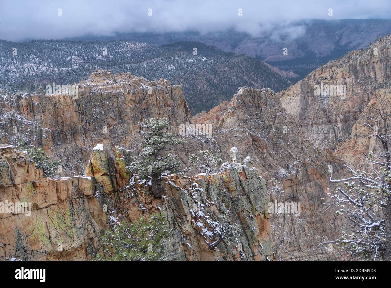Aerial View Of Landscape With Mountain Range In Background Stock Photo ...