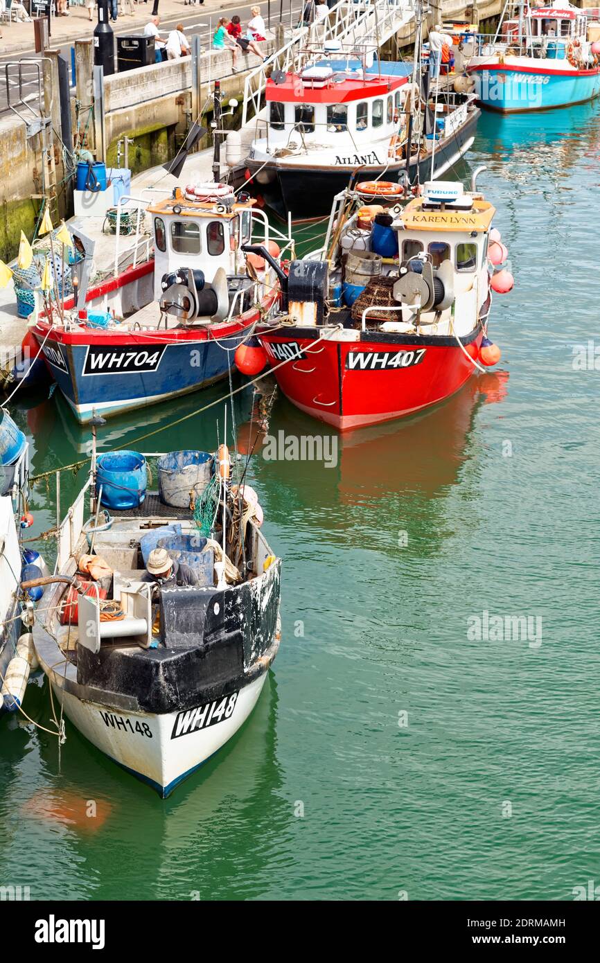 Weymouth harbour fishing boat hi-res stock photography and images - Alamy