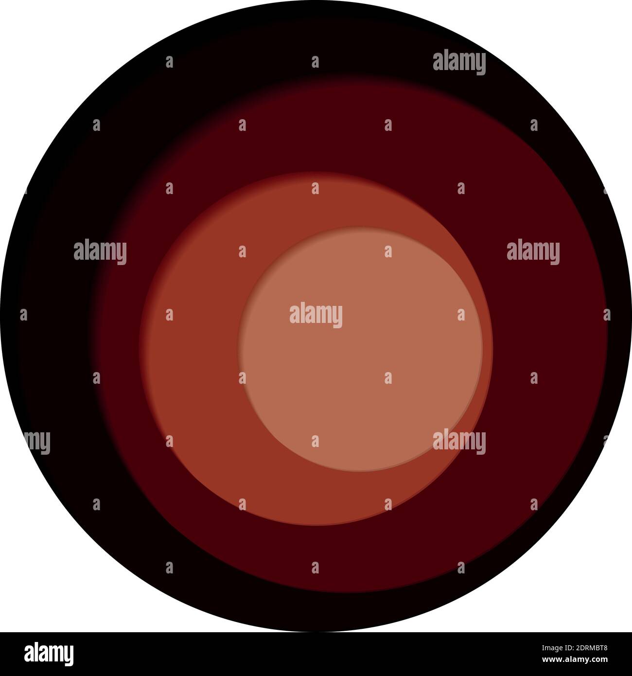 Round palette of four colors on a white background - Vector ...