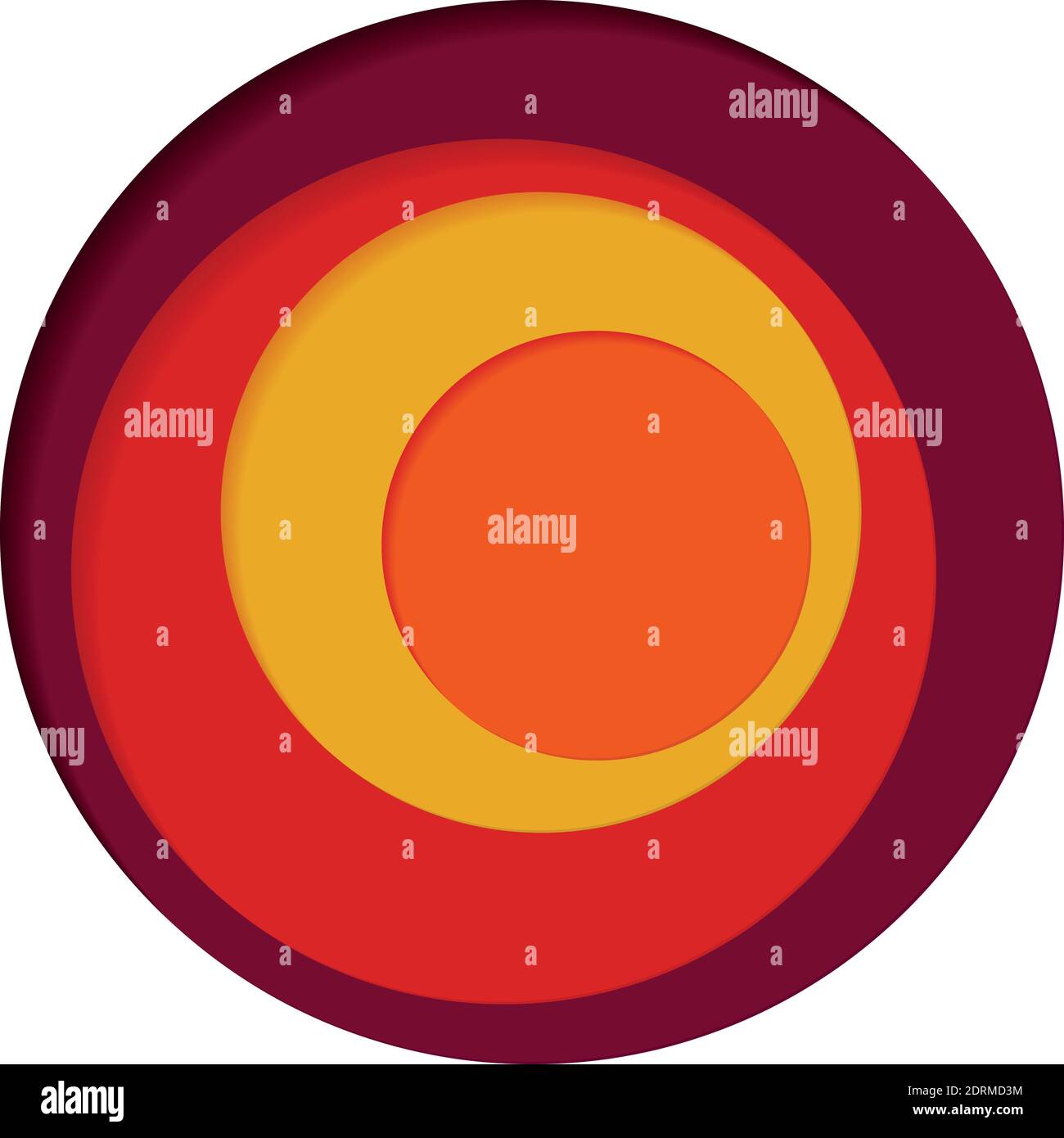 Round palette of four colors on a white background - Vector ...