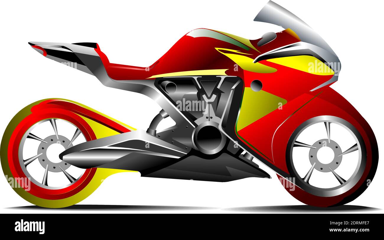 Modern motorcycle Stock Vector Images - Alamy
