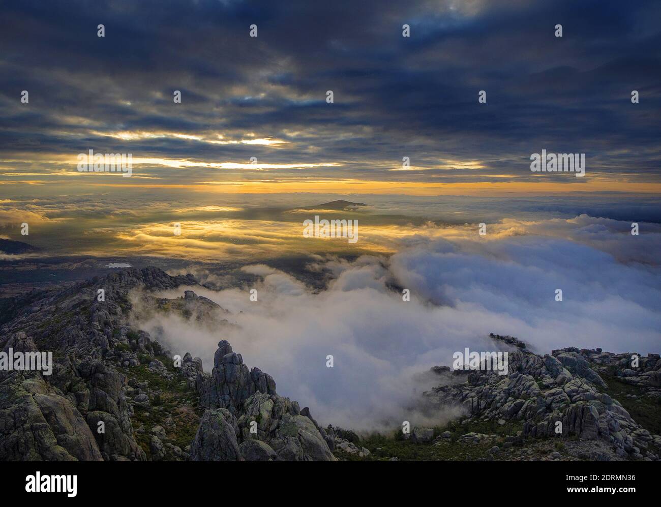 sea of clouds on the mountain Stock Photo - Alamy