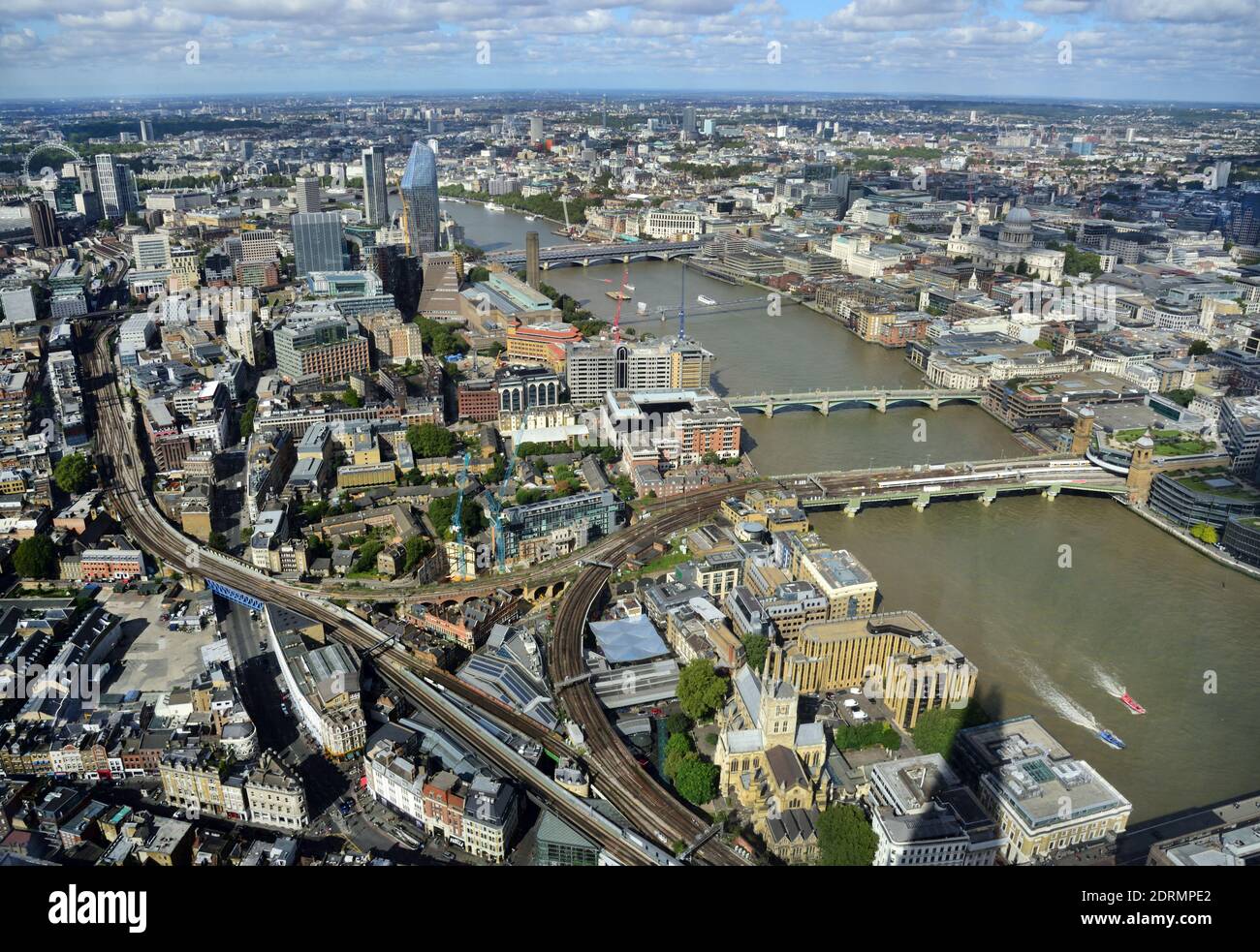 London, UK. 08th Sep, 2019. View from the highest building of Europe ...