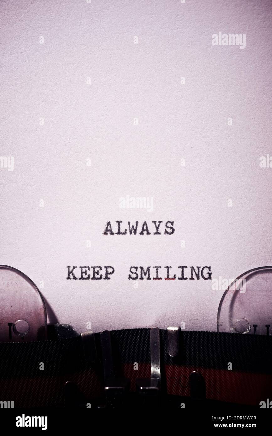 Keep Smiling Always Timeline