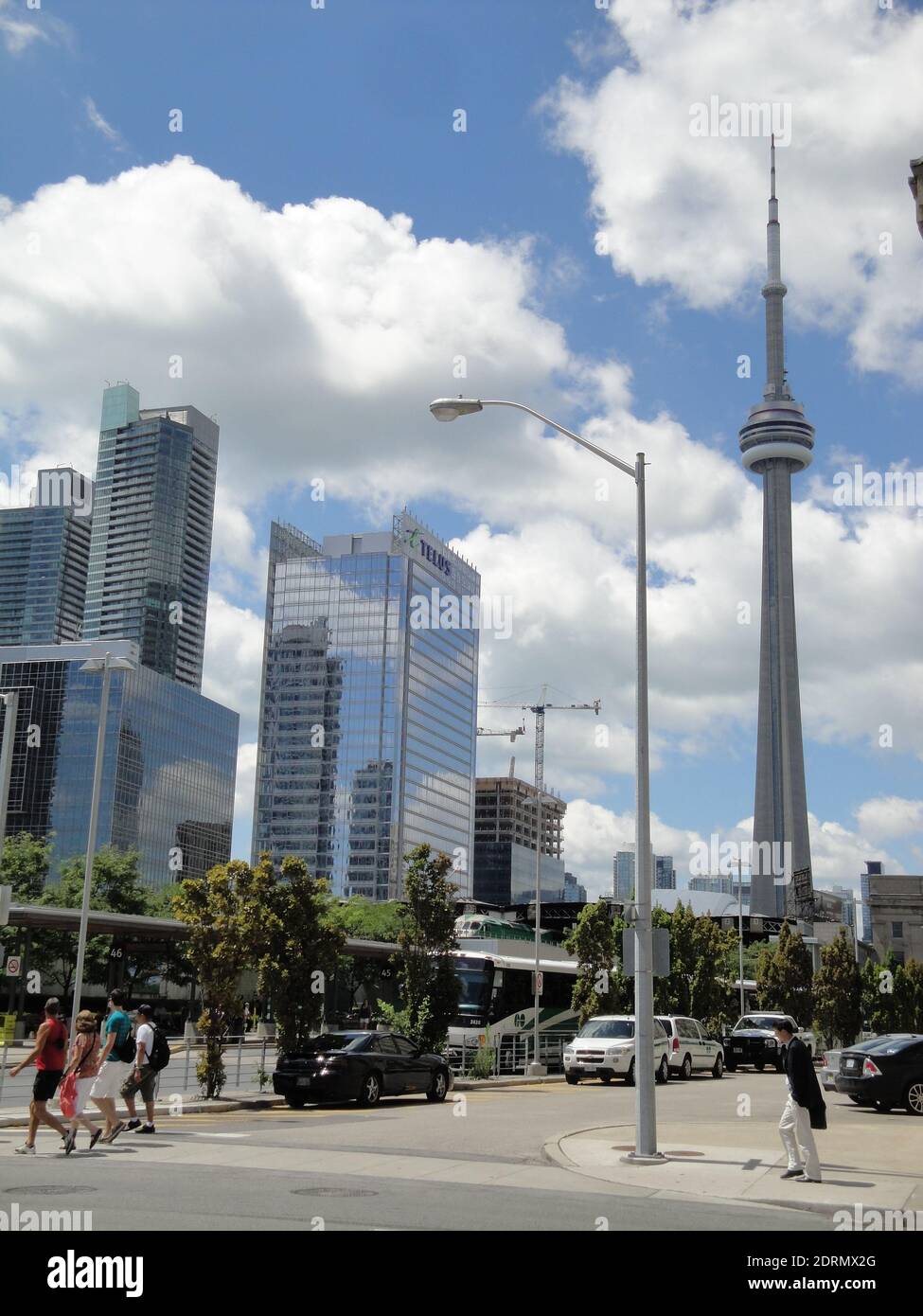 TORONTO, CANADA - Jul 25, 2010: The CN Tower - Canadian National Tower ...