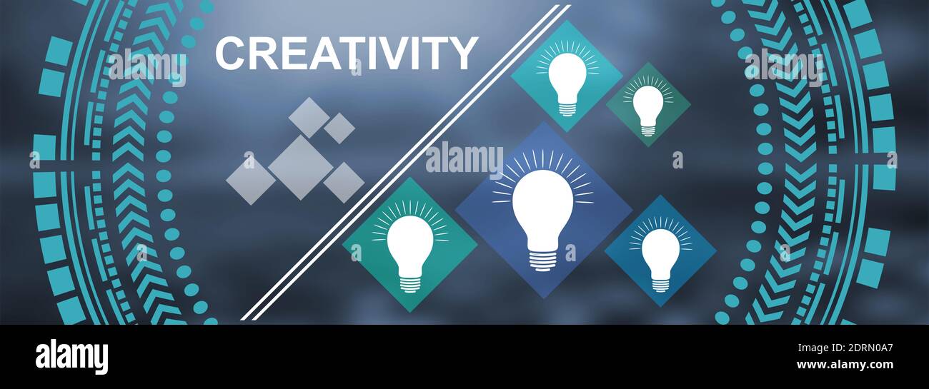 Illustration of a creativity concept Stock Photo - Alamy