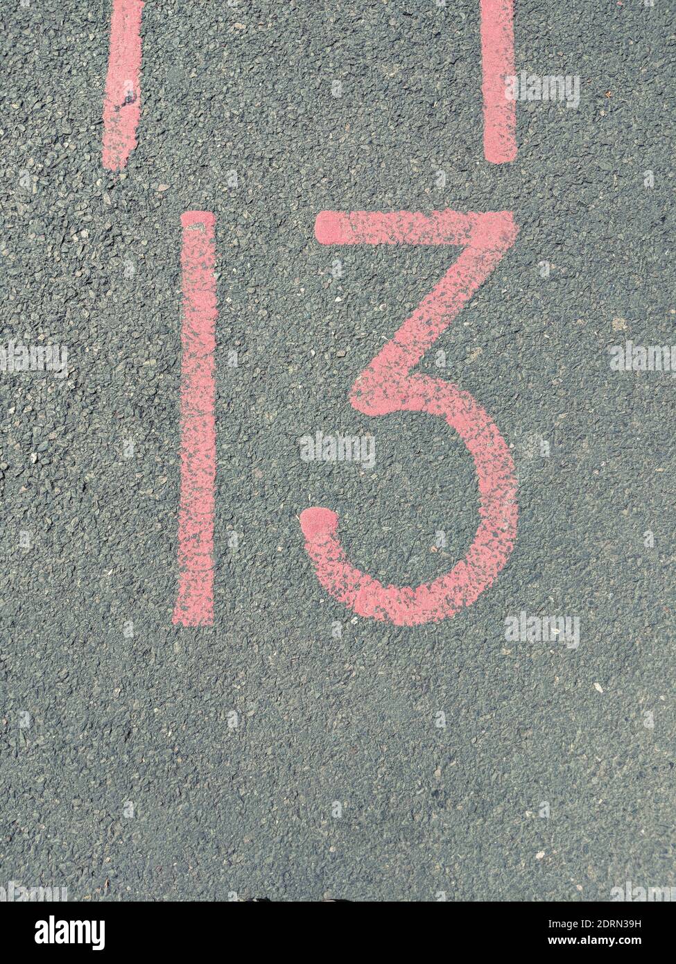 Number 13 sign hi-res stock photography and images - Alamy
