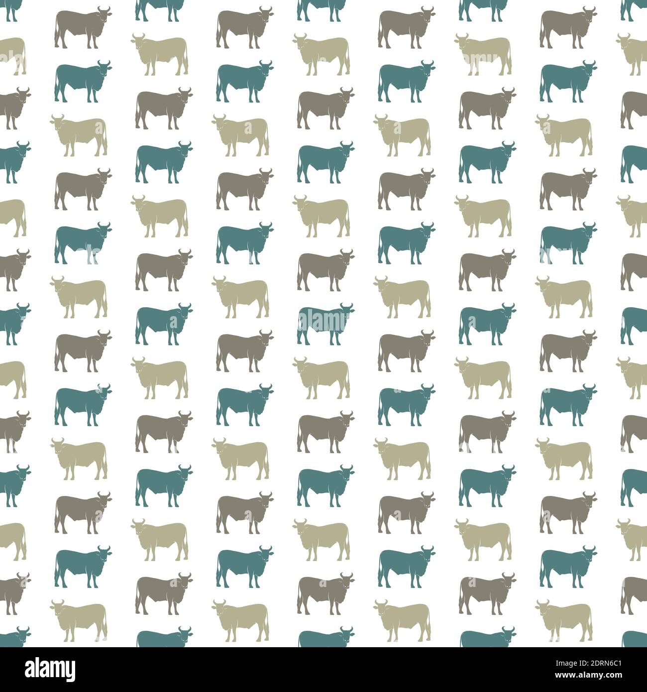 Cow vector art background design for fabric and decor. Seamless pattern ...