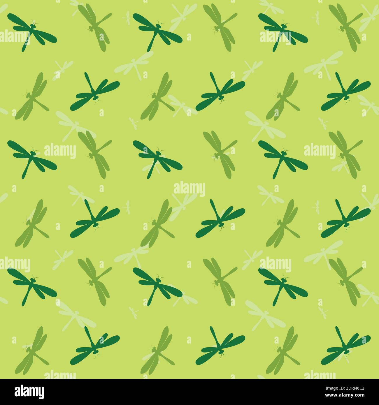 Dragonfly vector art background design for fabric and decor. Seamless ...