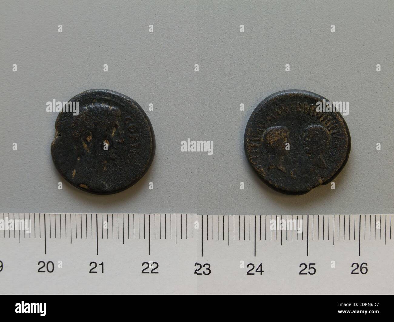 Mint: Corinth, Ruler: Augustus, Emperor of Rome, 63 B.C.–A.D. 14, ruled ...