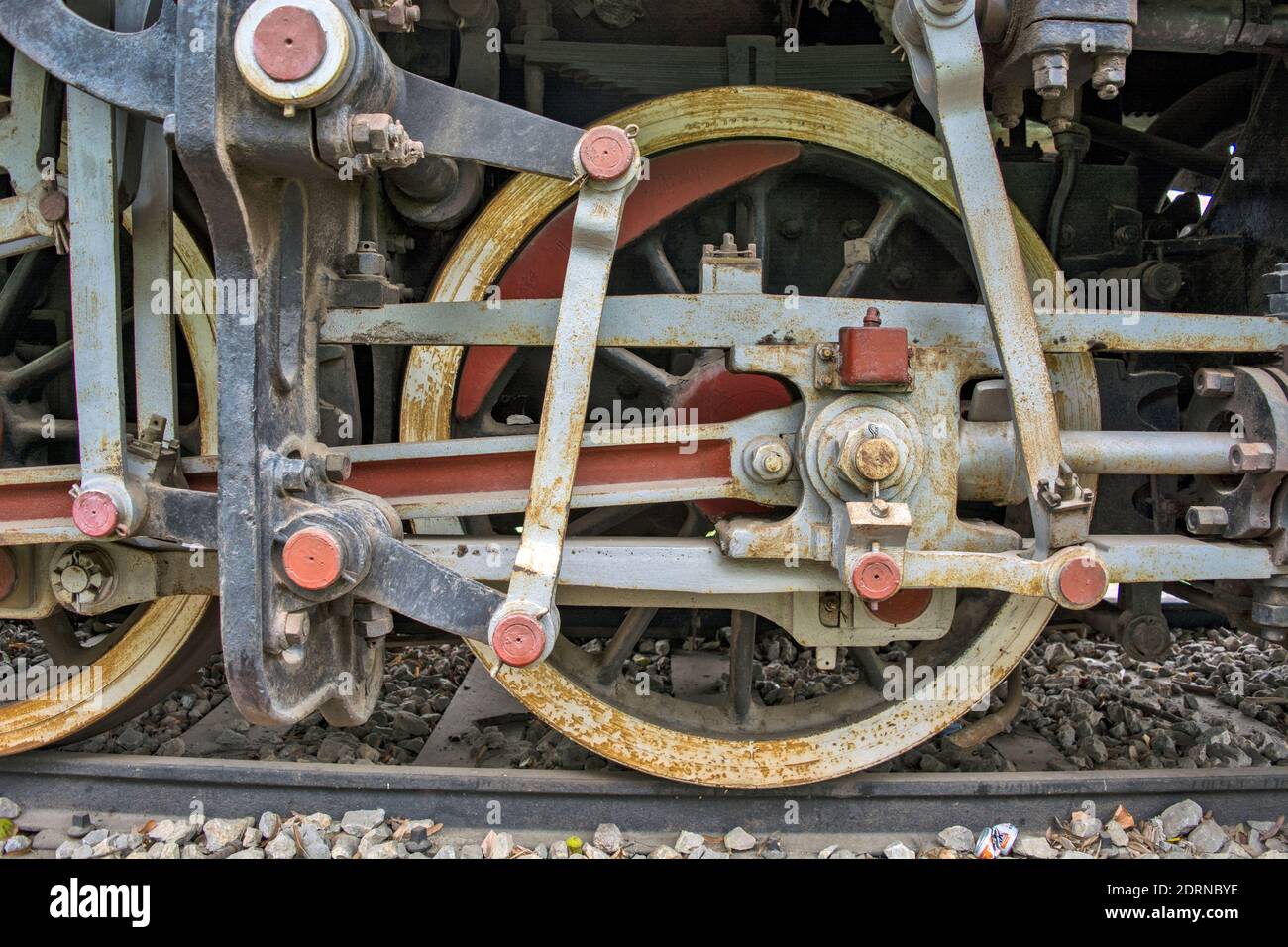 Old train wheels and axles hi-res stock photography and images - Alamy