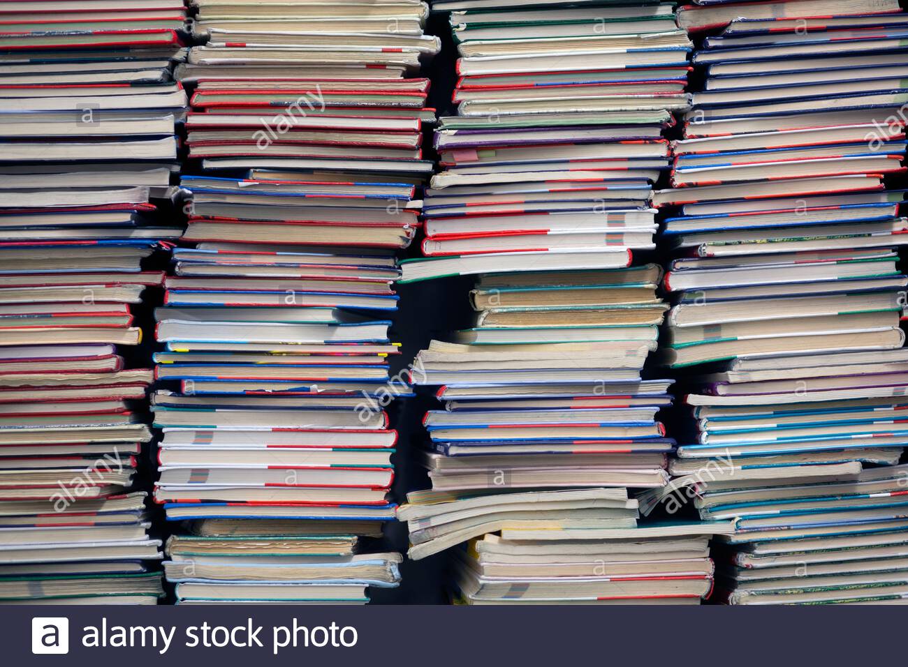 Tall Stack Of School Books
