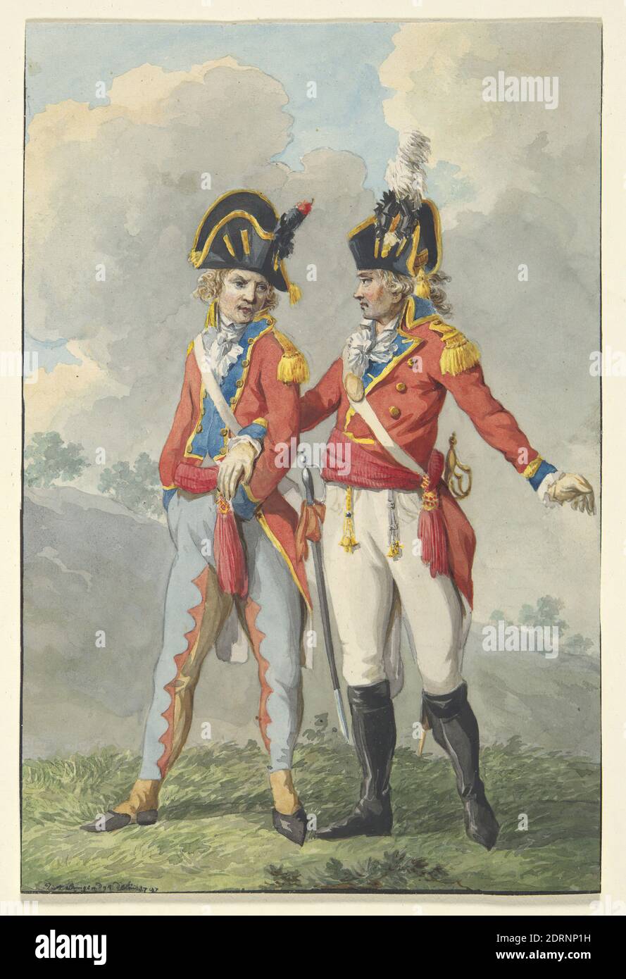 Two subaltern officers hi-res stock photography and images - Alamy