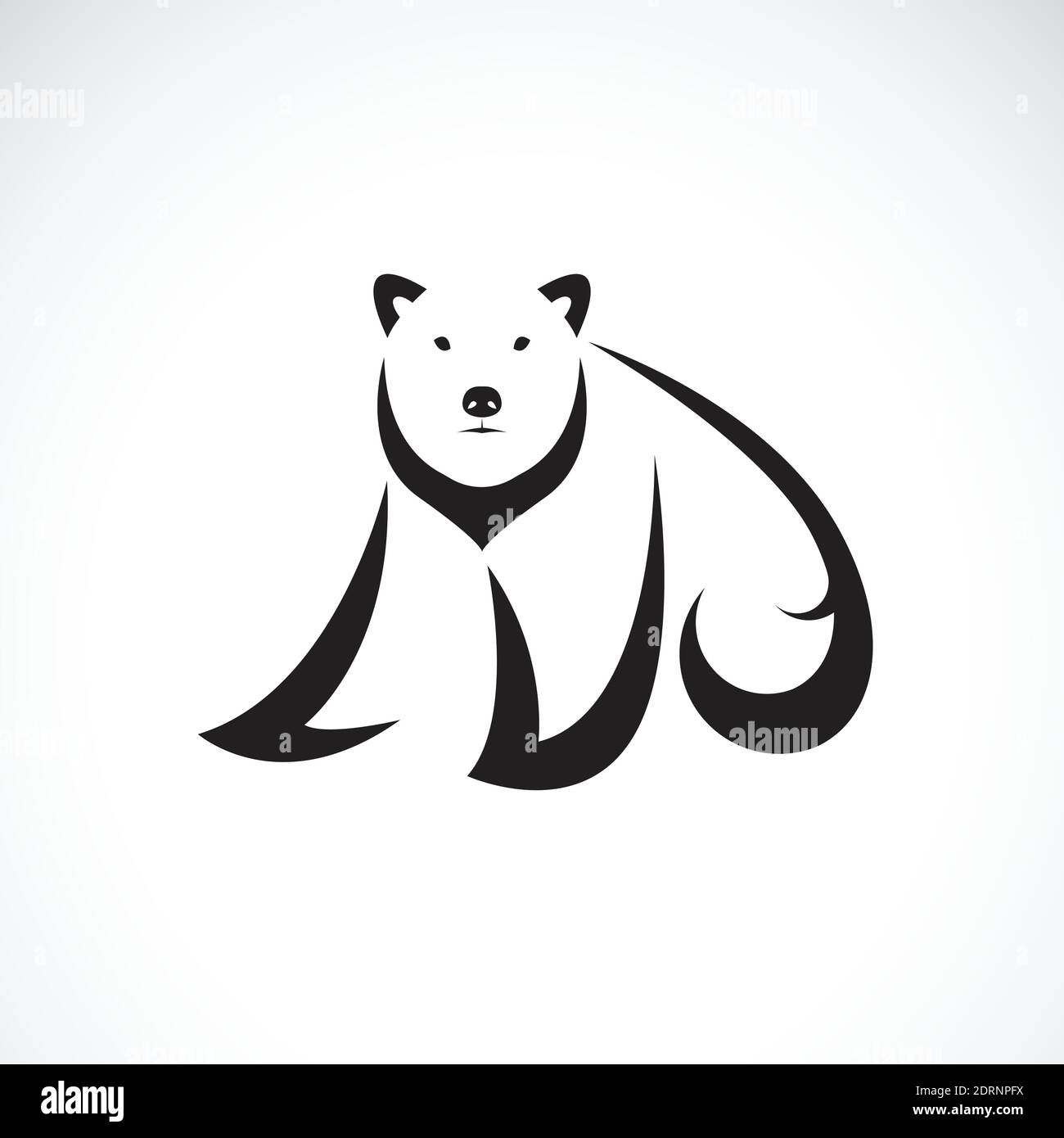 Vector of bear design on white background. Wild Animals. Bear logo or ...