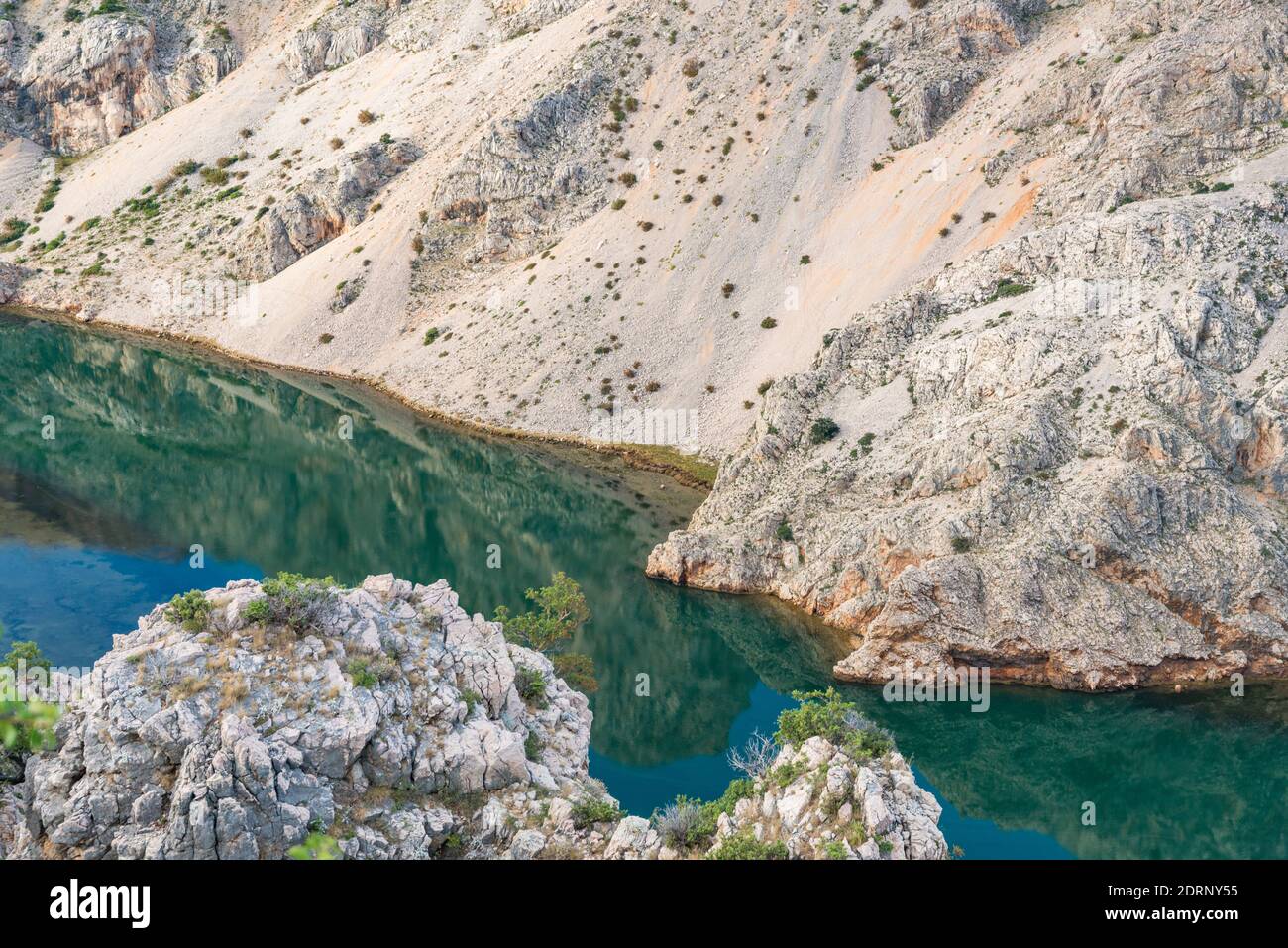 Wild gorges of Zrmanja river, Croatia Stock Photo - Alamy