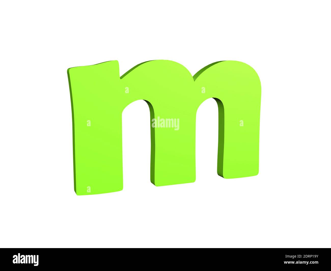Green Alphabet M High Resolution Stock Photography and Images - Alamy