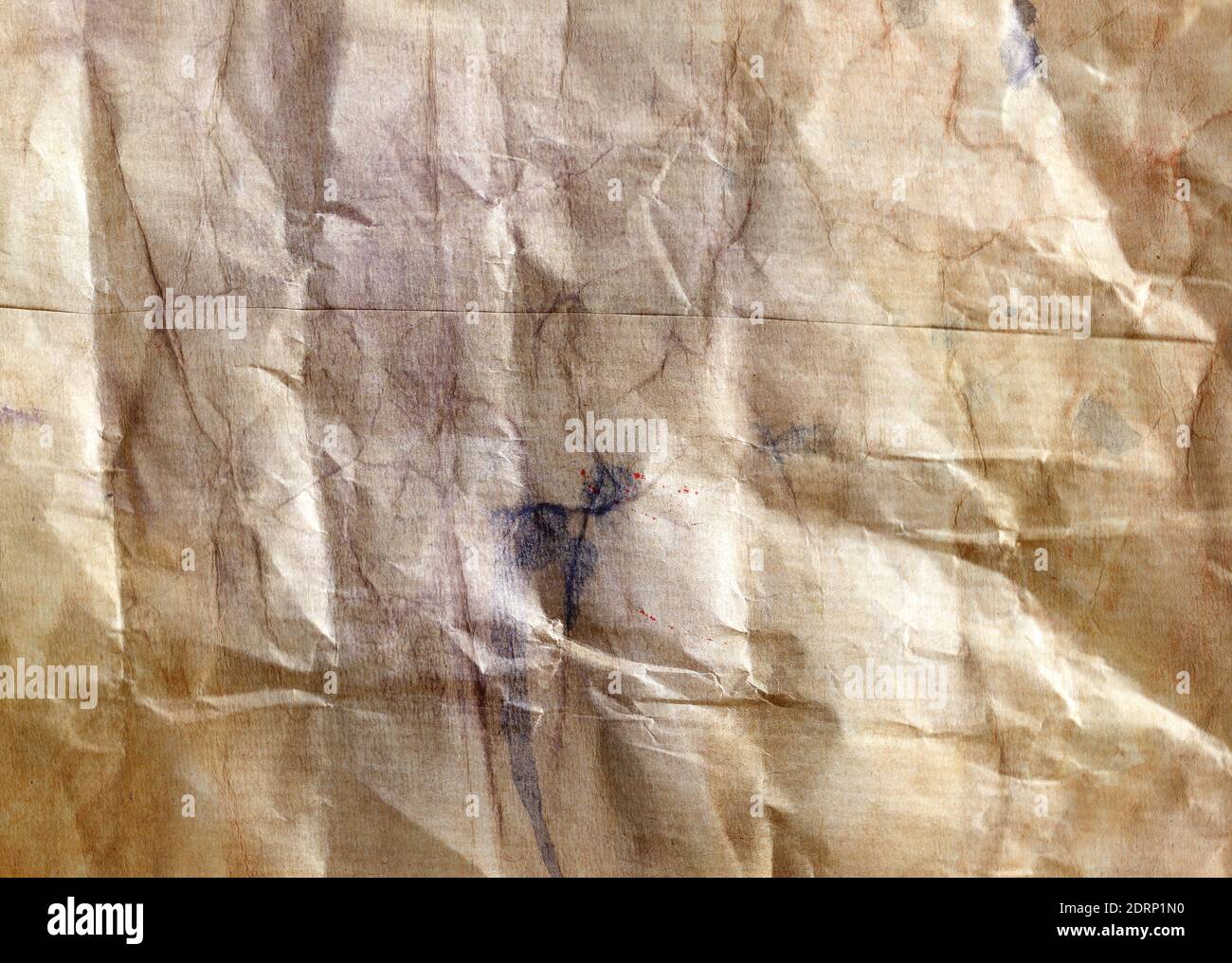 Photo background of craft crumpled colored paper. Example of crumpled ...