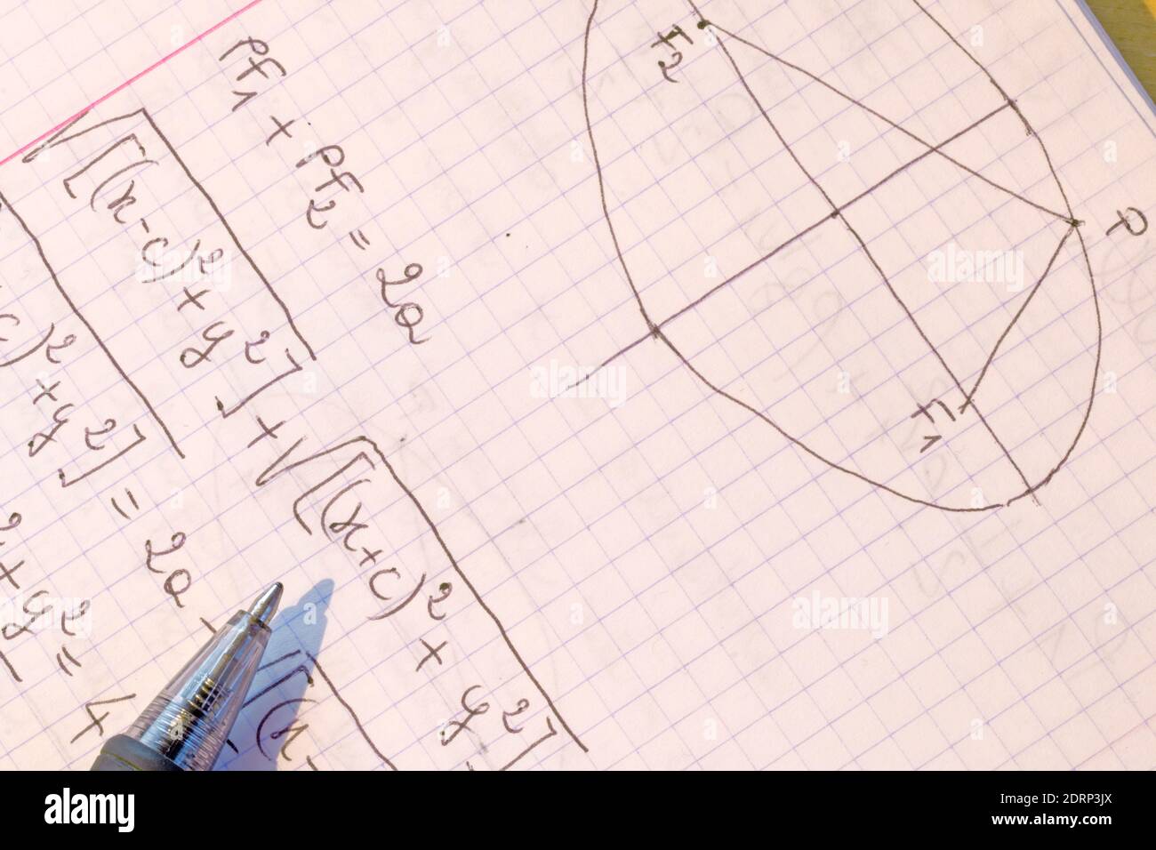 Calculating mathematics formula hi-res stock photography and images - Alamy