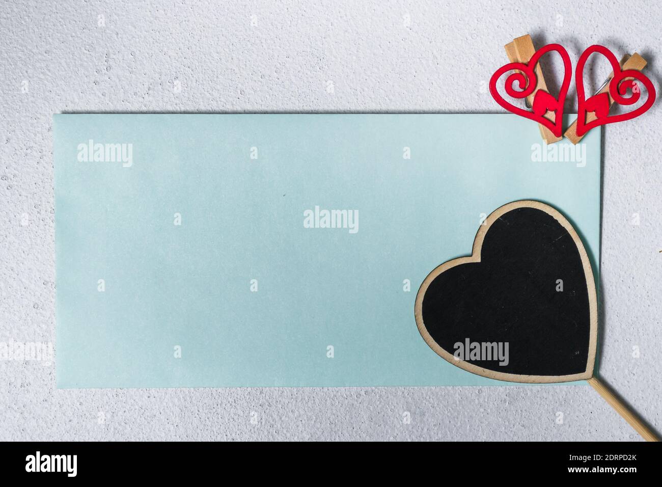 Letter note for valentine's day. Love letter greeting card with a wish ...
