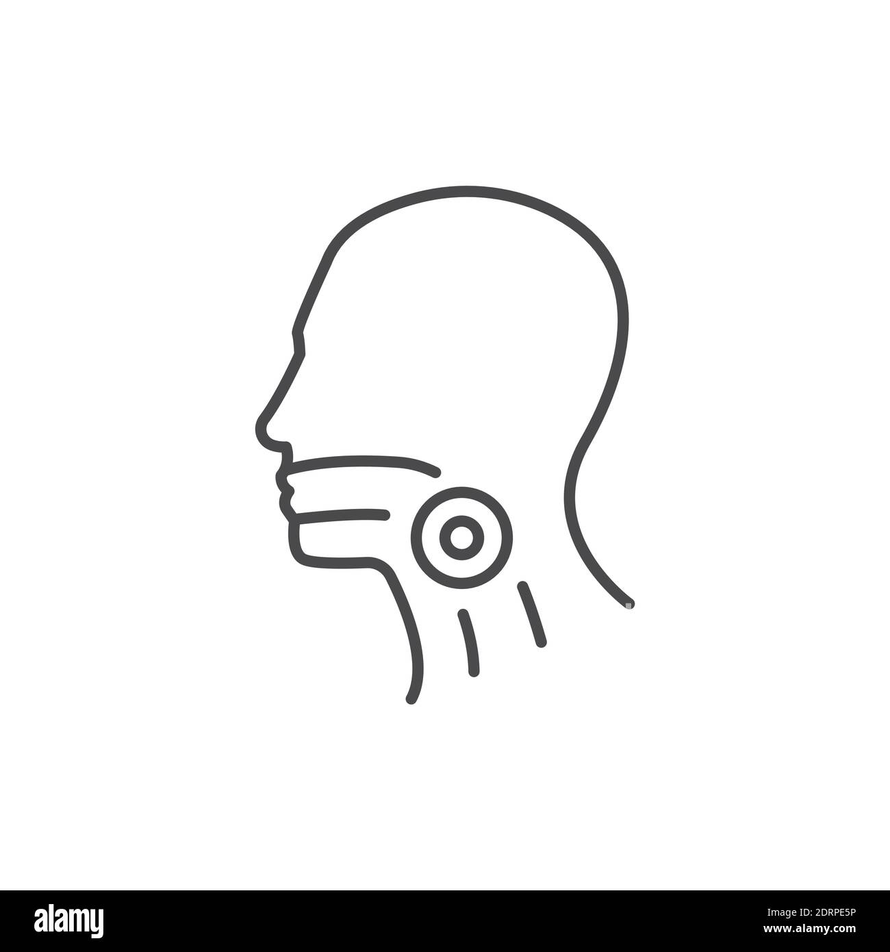 Tonsil drawing hi-res stock photography and images - Alamy