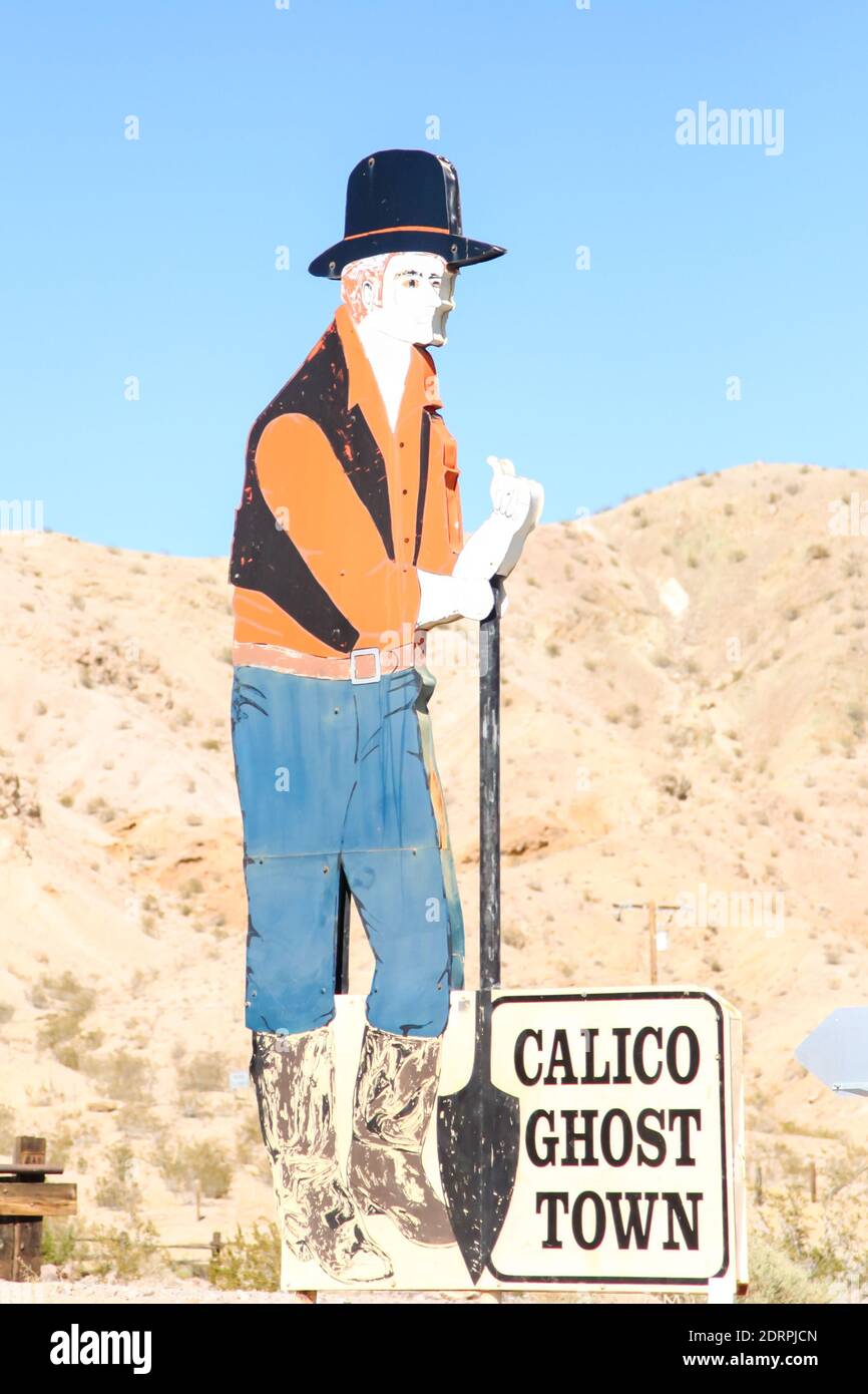 Ca ghost town sign hi-res stock photography and images - Alamy