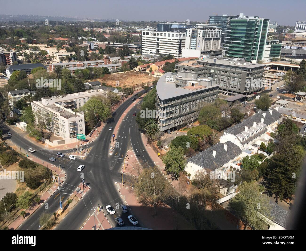 Aerial view of the sandton district hi-res stock photography and images ...