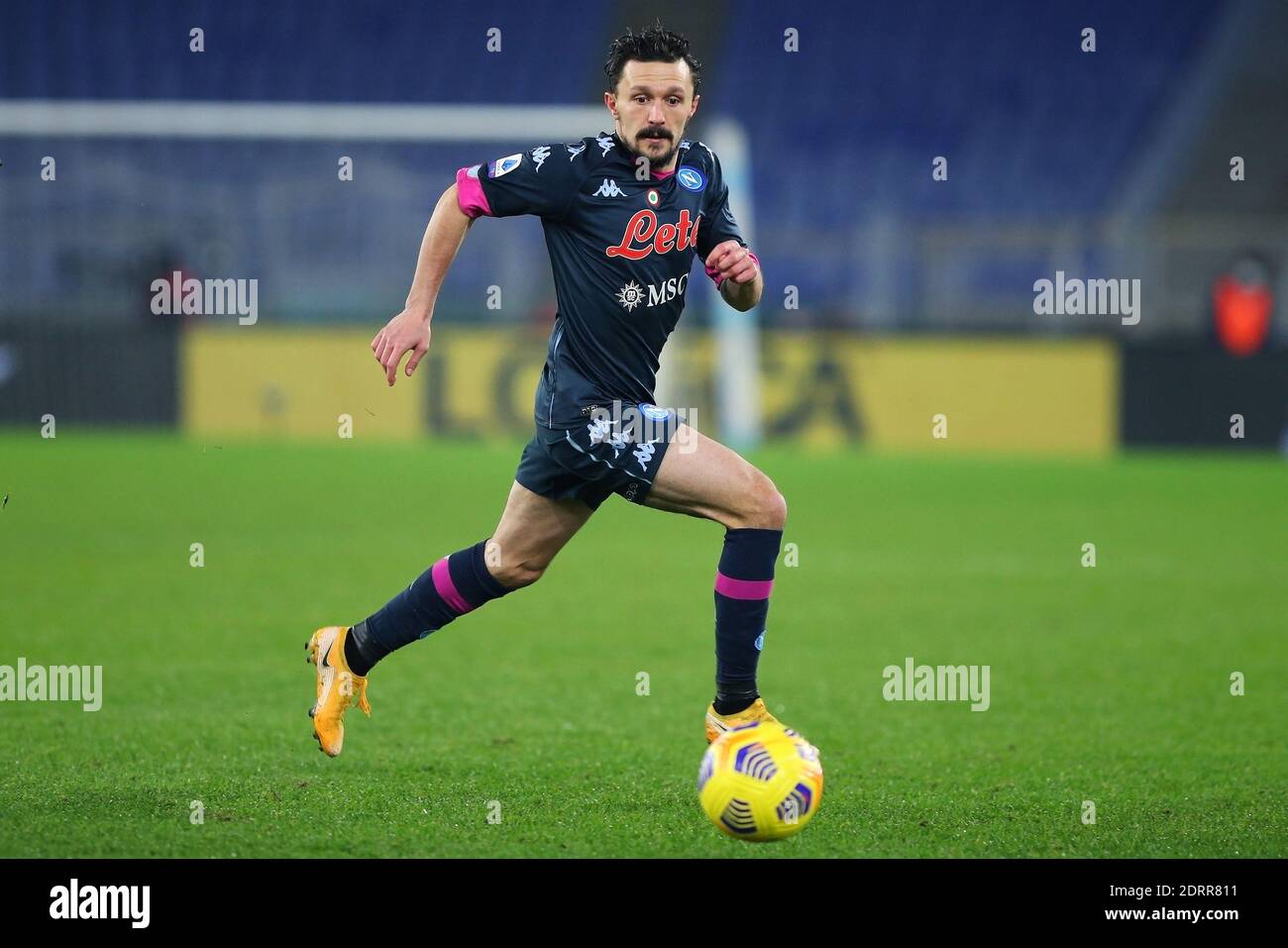 Mario Rui of Napoli in action during the Italian championship Serie A ...