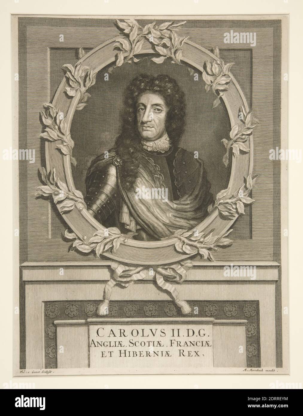 Artist: Pieter Stevens van Gunst, Dutch, 1667- 1724, Charles II, King ...