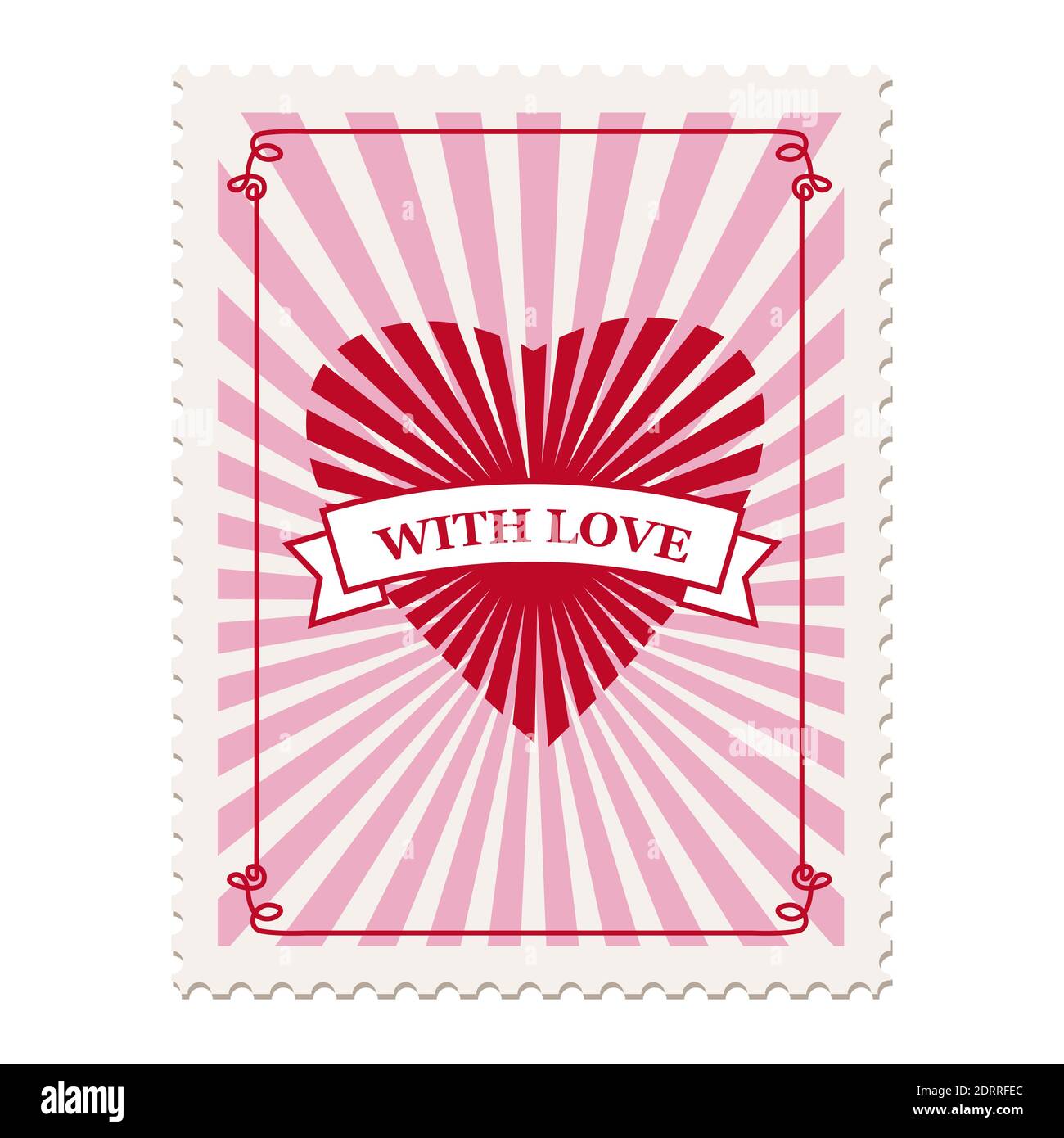 Vintage angel postcard Stock Vector Images - Alamy