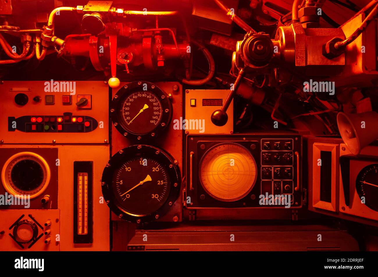 Submarine control panel hi-res stock photography and images - Alamy