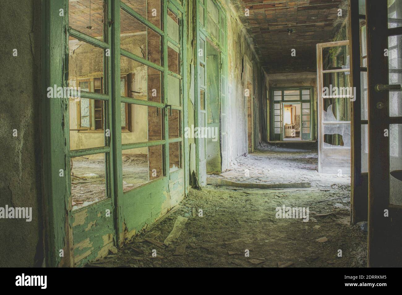 Damaged Hallway High Resolution Stock Photography and Images - Alamy