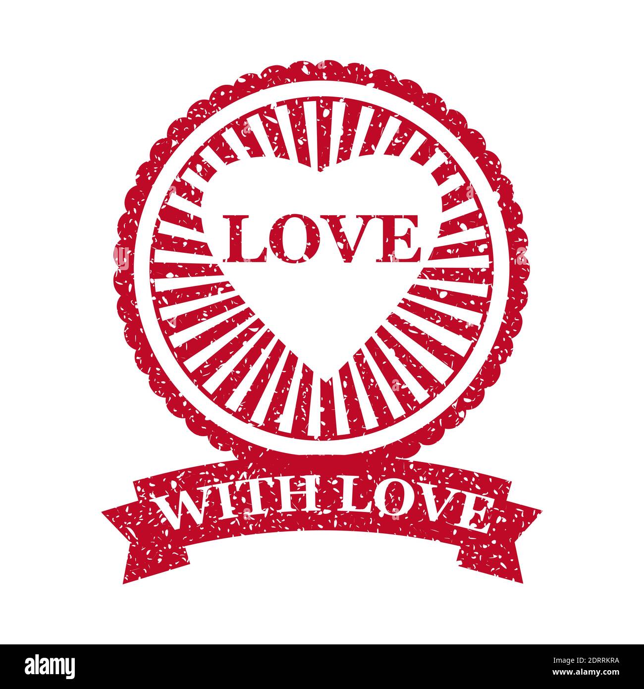 Set Valentine s Day and Wedding Romantic Love postage grunge stamp post ...