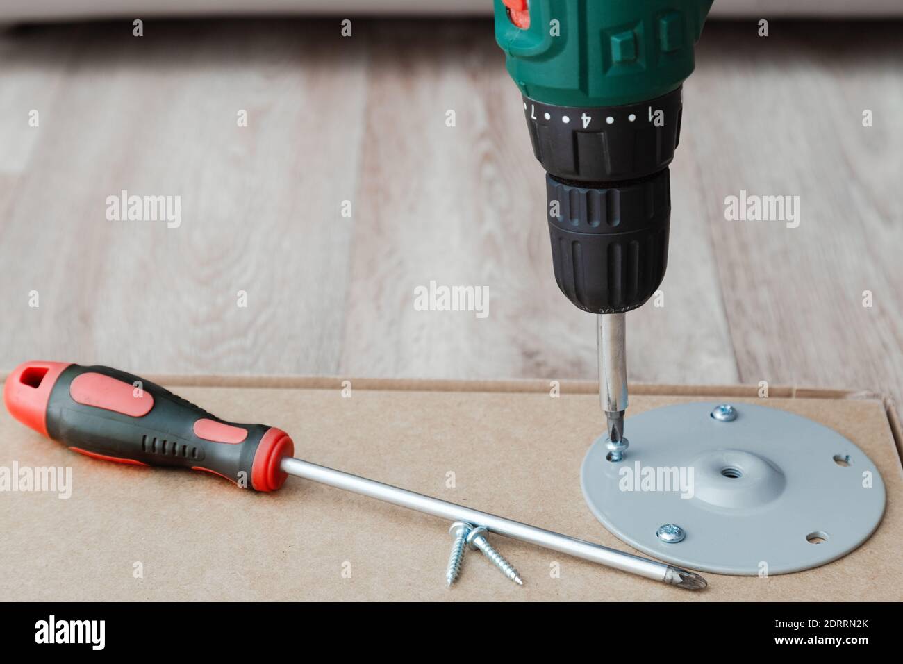 Construction desk screwdriver hi-res stock photography and images - Alamy