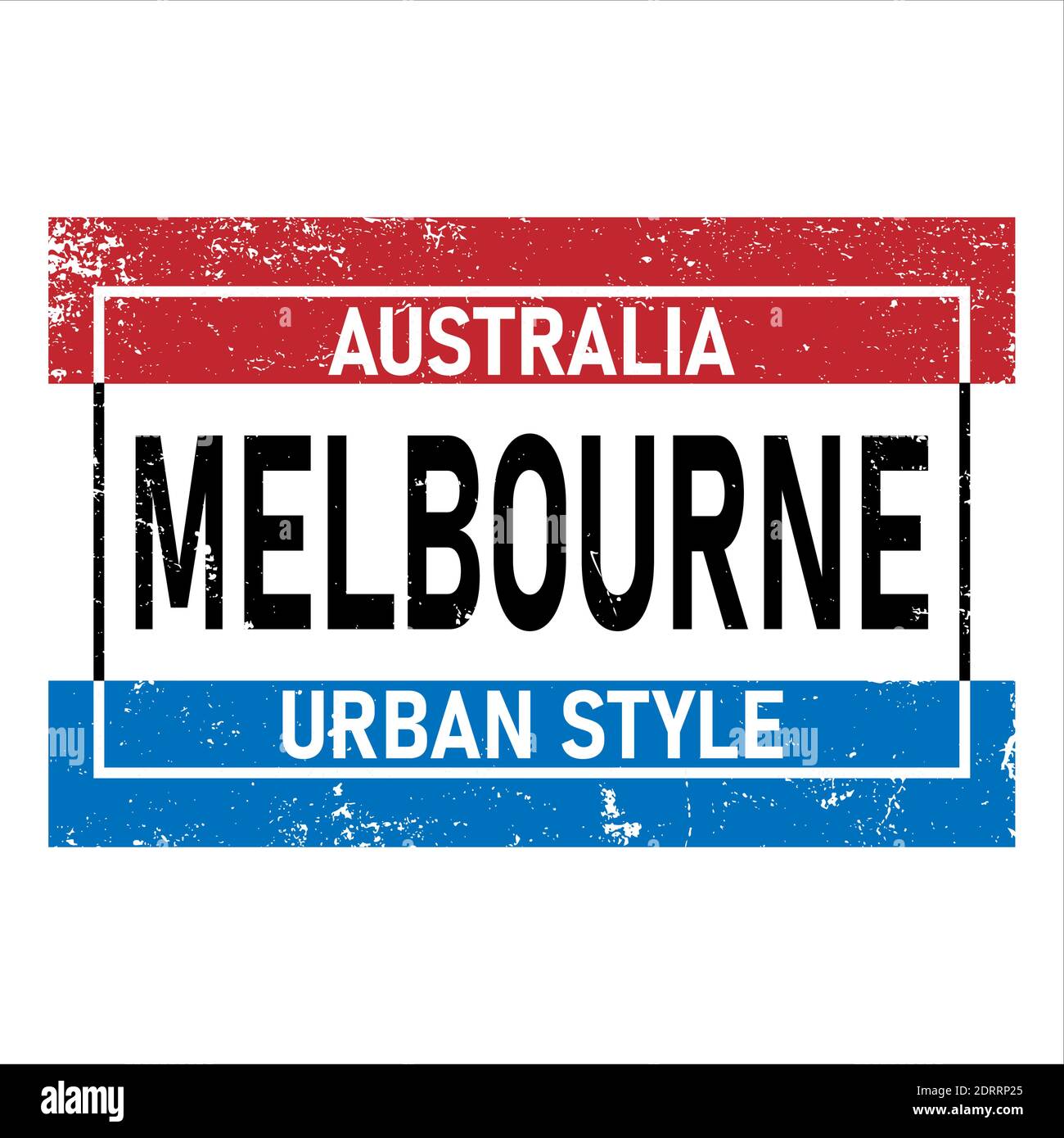 Melbourne, Urban Style simple text for typography poster, sticker ...
