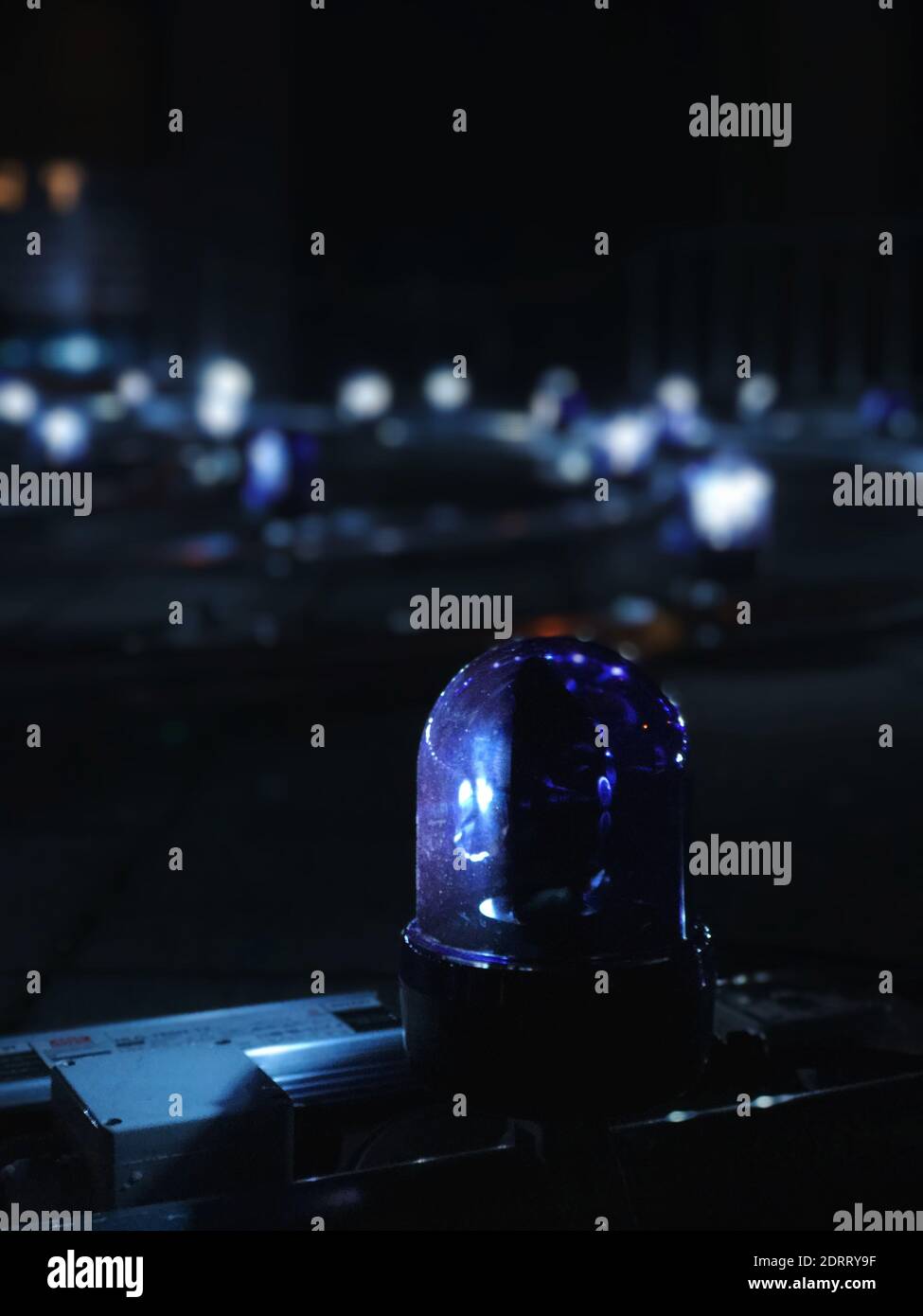 Close up police car night hi-res stock photography and images - Alamy