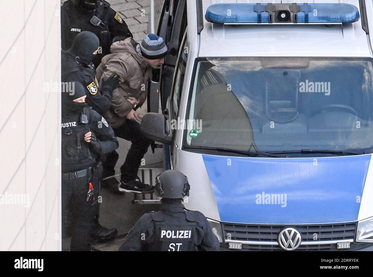 Magdeburg, Germany. 21st Dec, 2020. The accused Stephan Balliet ...