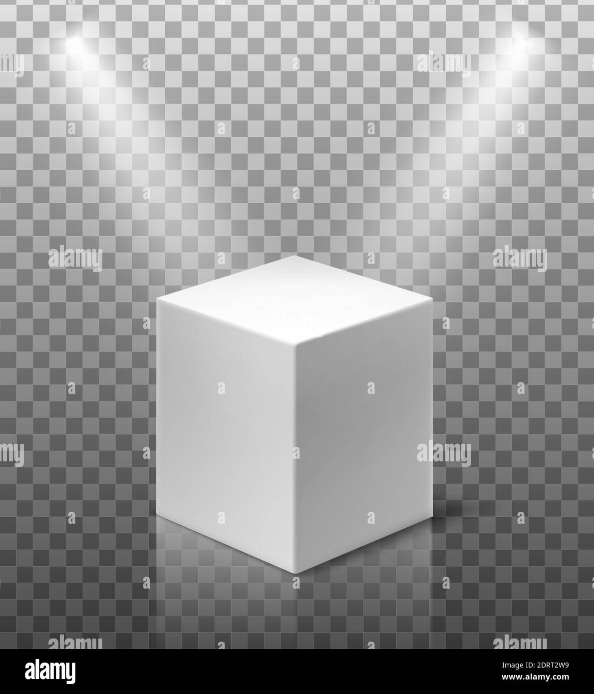 Museum exposition, blank product stands. 3d realistic vector square ...