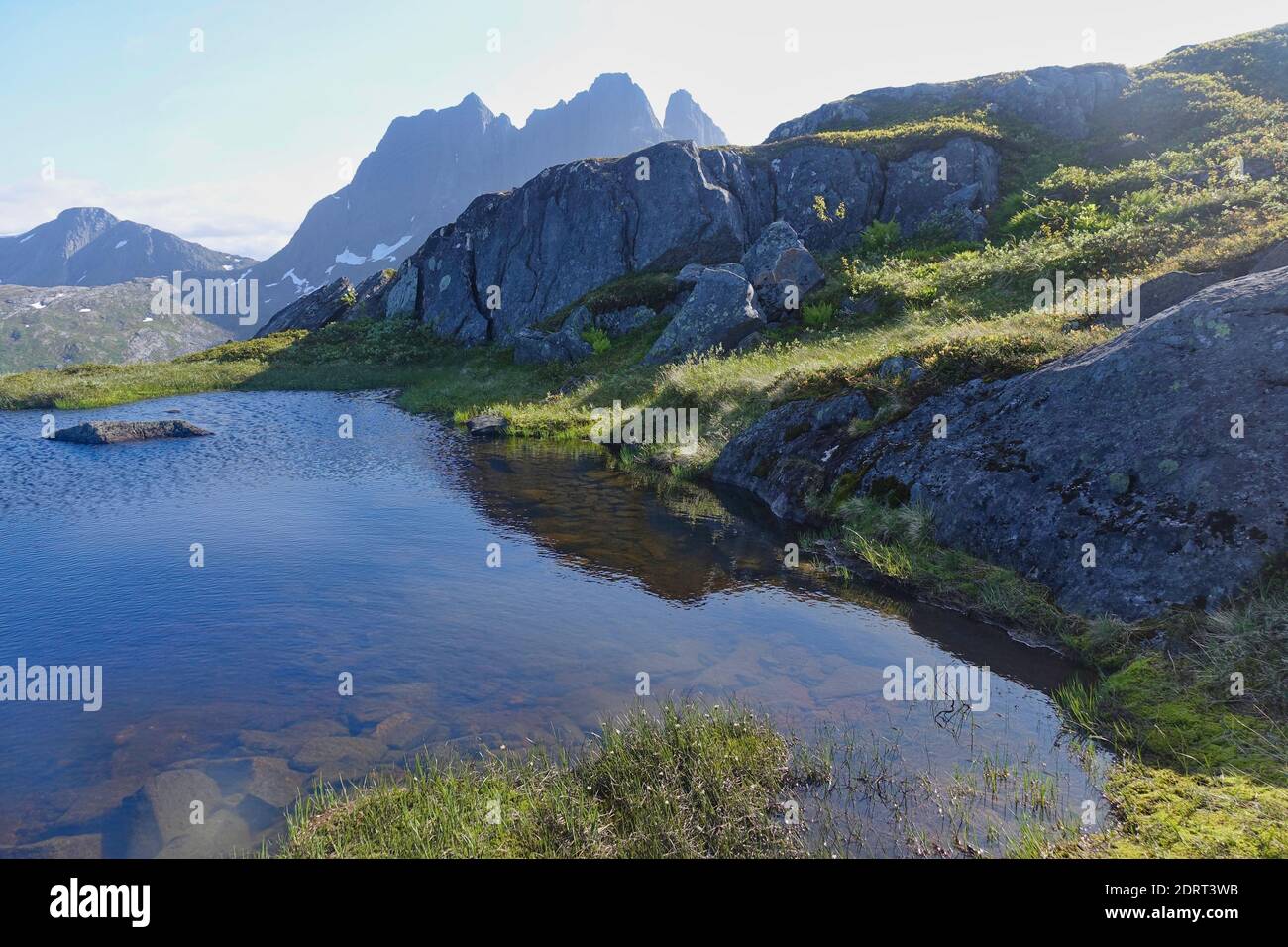 Hike in Segla Stock Photo - Alamy
