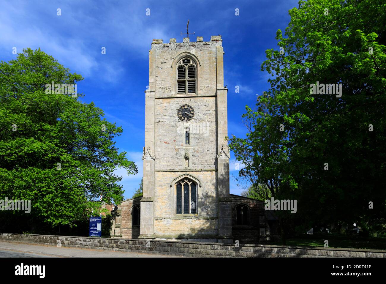 The Holy Trinity church, Gedney Hill village, Lincolnshire, England ...
