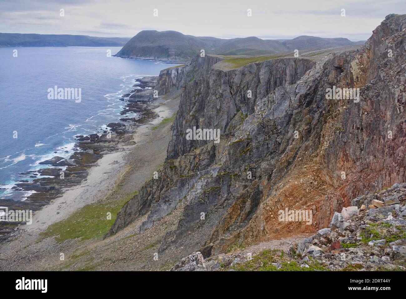 High, rocky cliffs at the Atlantic Ocean Stock Photo - Alamy