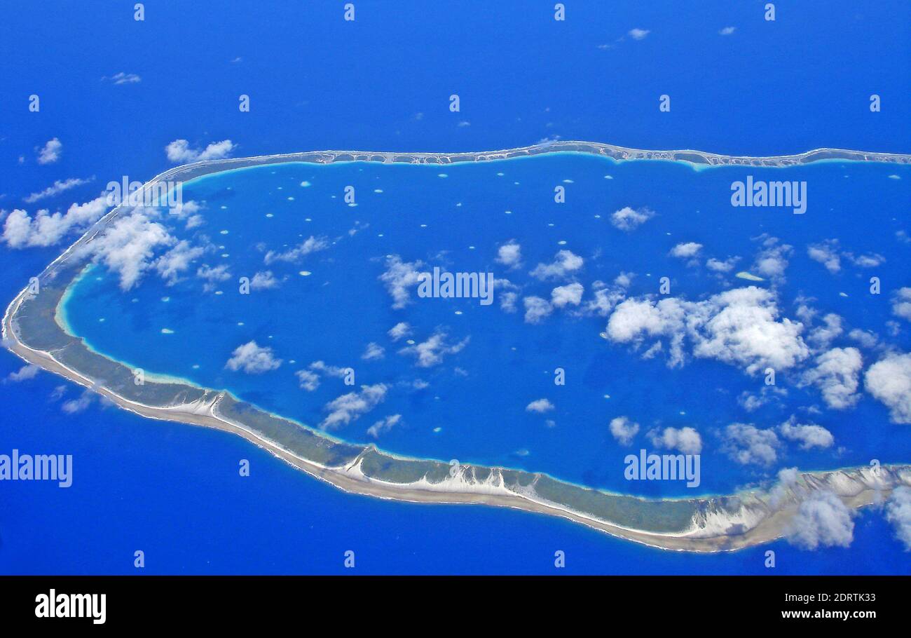 Atol Polynesië, Atoll Polynesia Stock Photo - Alamy