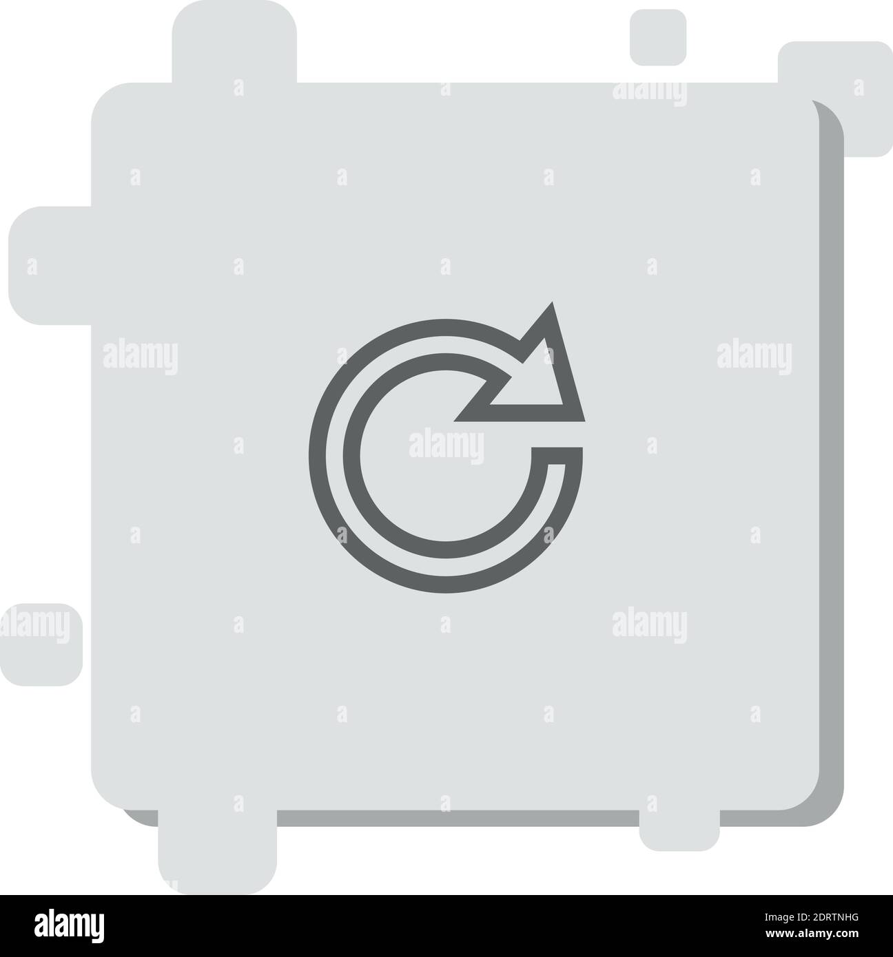 refresh vector icon modern simple vector illustration Stock Vector ...