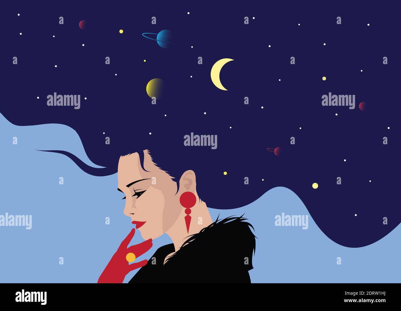 Full profile of a character hi-res stock photography and images - Alamy