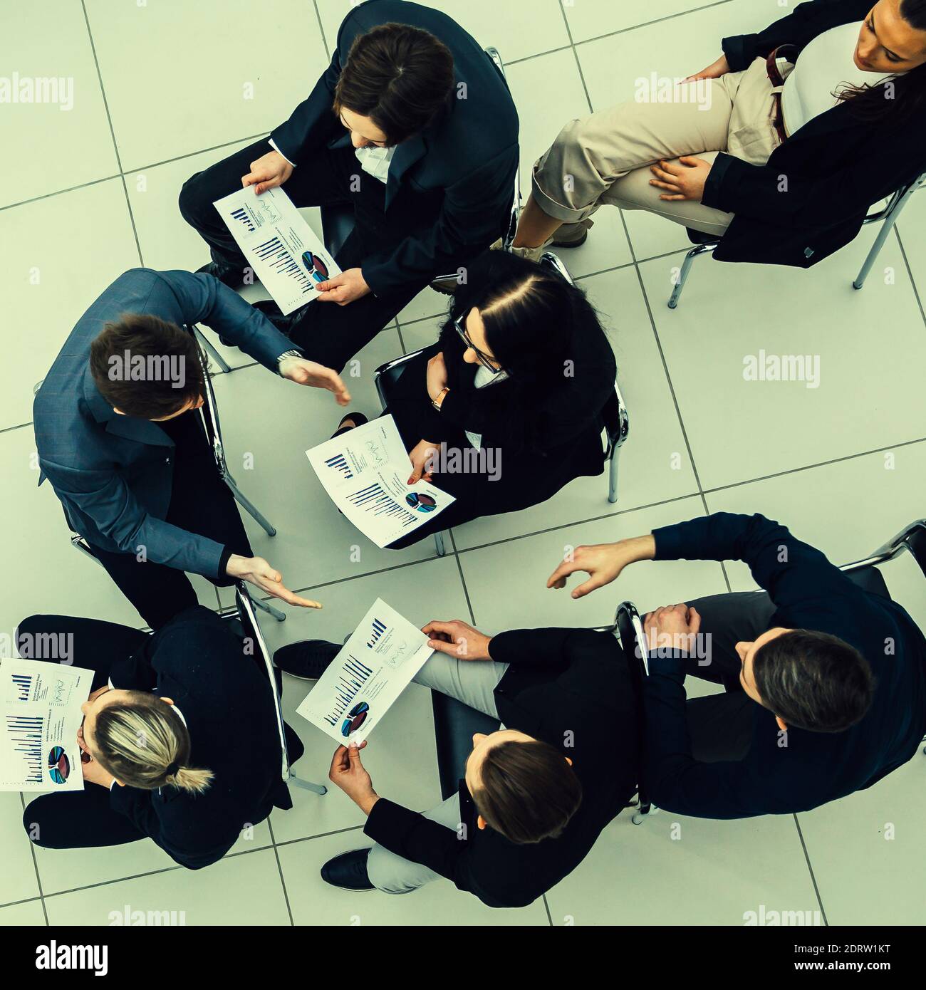 business colleagues supporting each other with a handshake Stock Photo ...