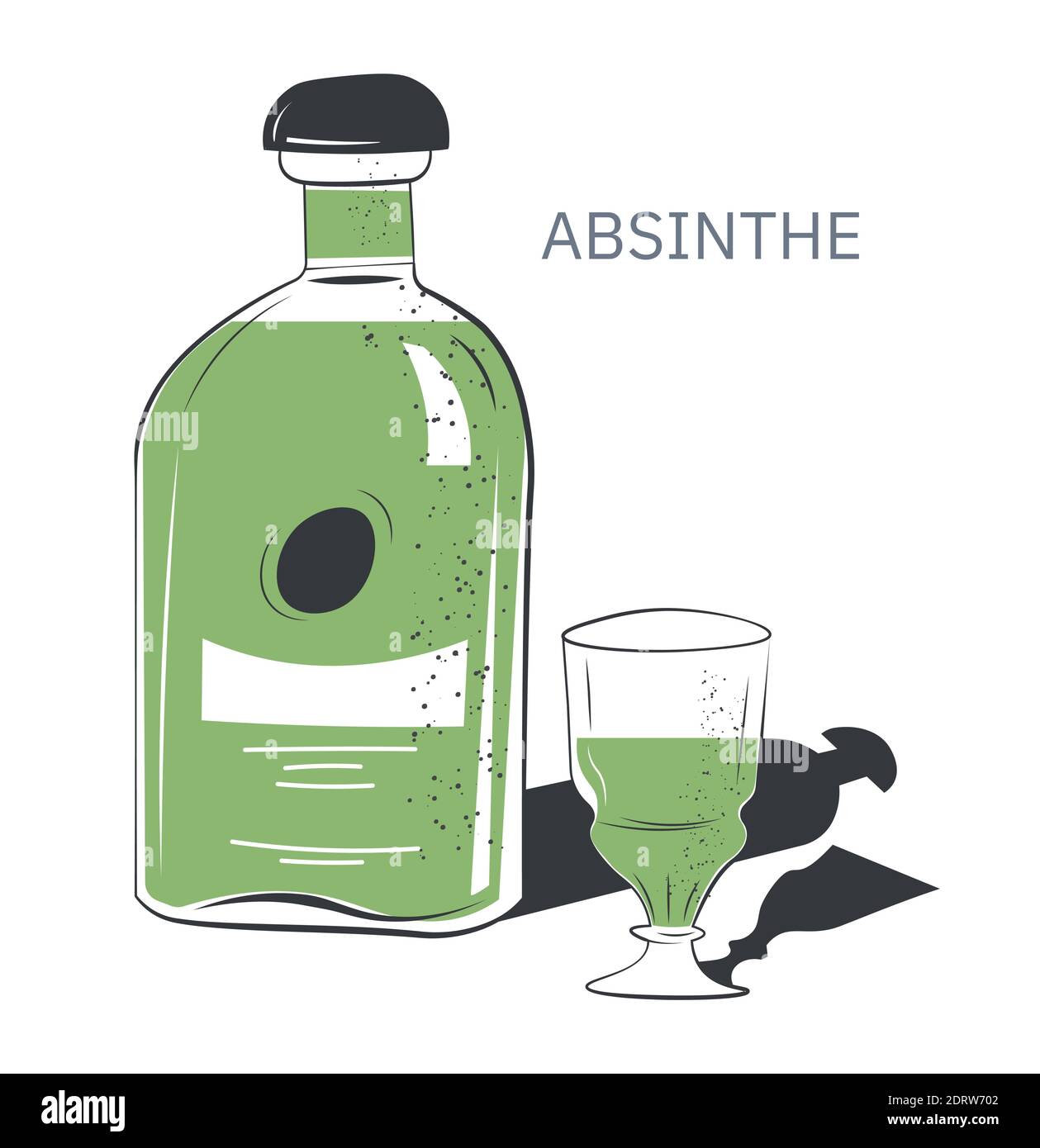 Absinthe Stock Vector Images - Alamy