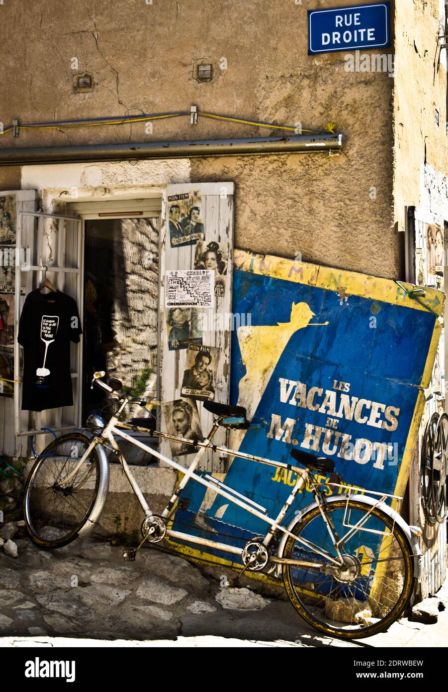 Rusty French tandem Stock Photo - Alamy