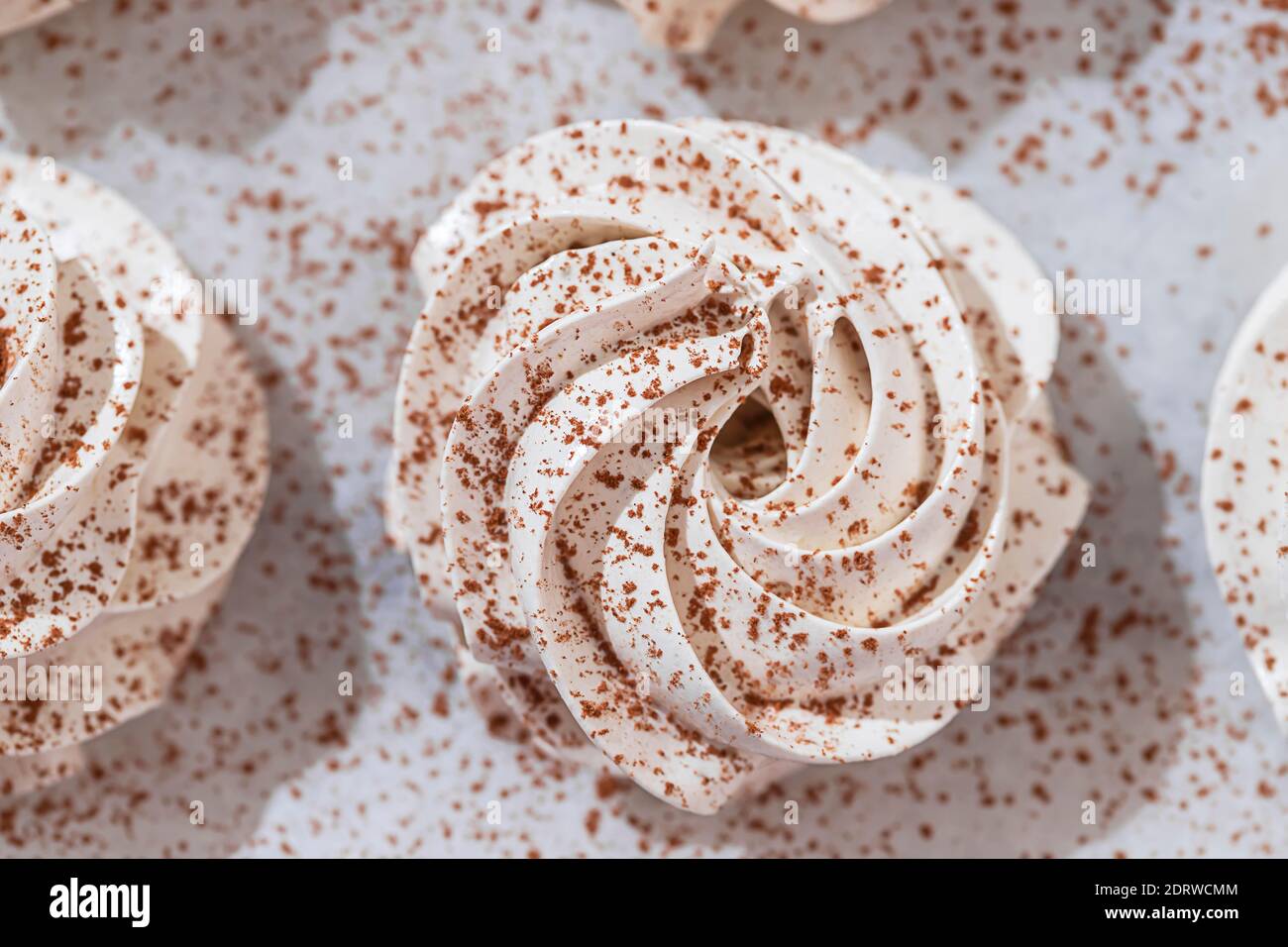 Homemade tender Apple marshmallows. Homemade sweets. Natural ...